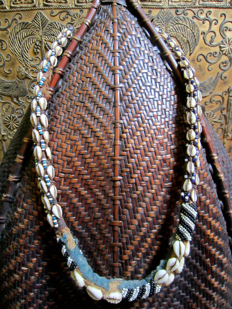 Old BaKuba Beaded Cowrie Belt Necklace – Deborah Garner Collection