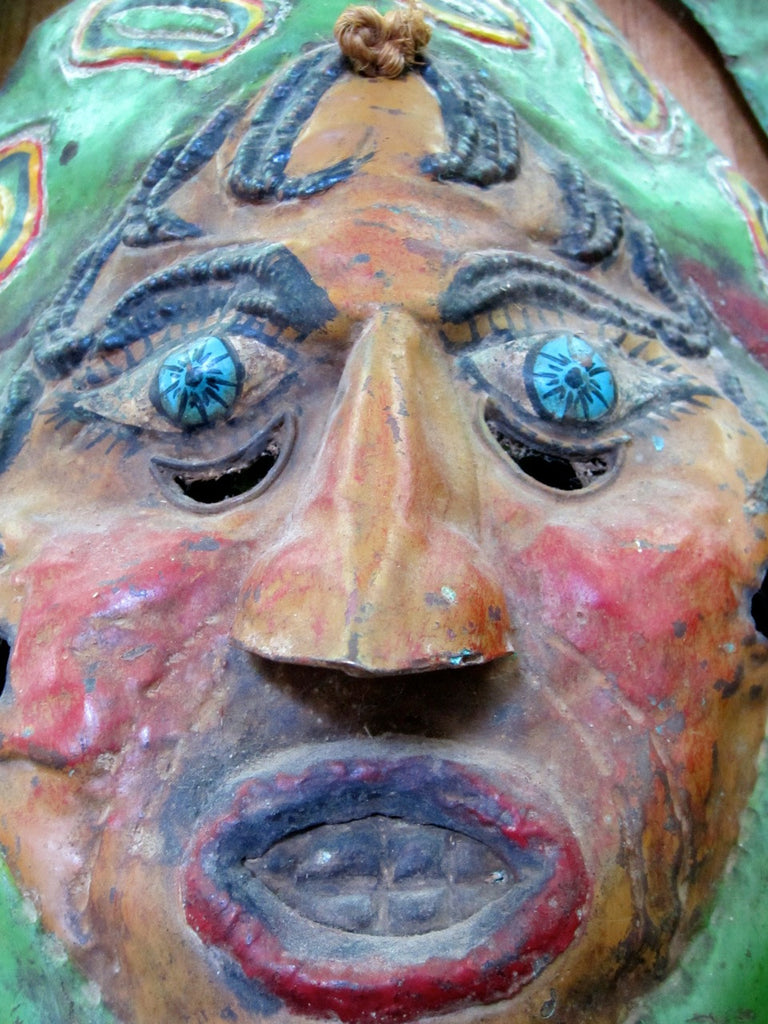 Antique Copper Frog Mask from Mexico – Deborah Garner Collection